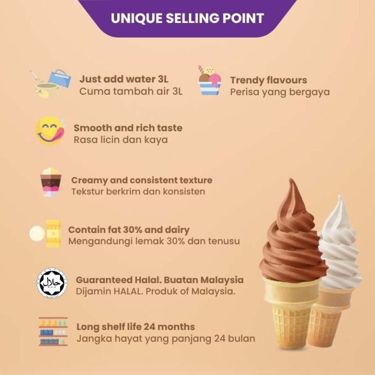 Base Powder Soft Serve Ice Cream Powder - GFB Food